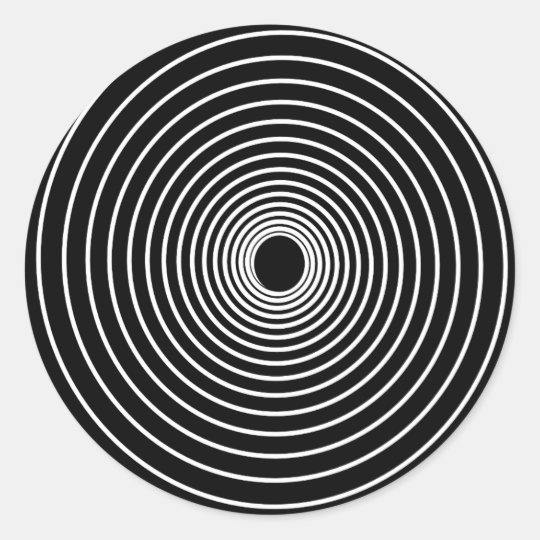 Spiral Classic Round Sticker | Zazzle.com