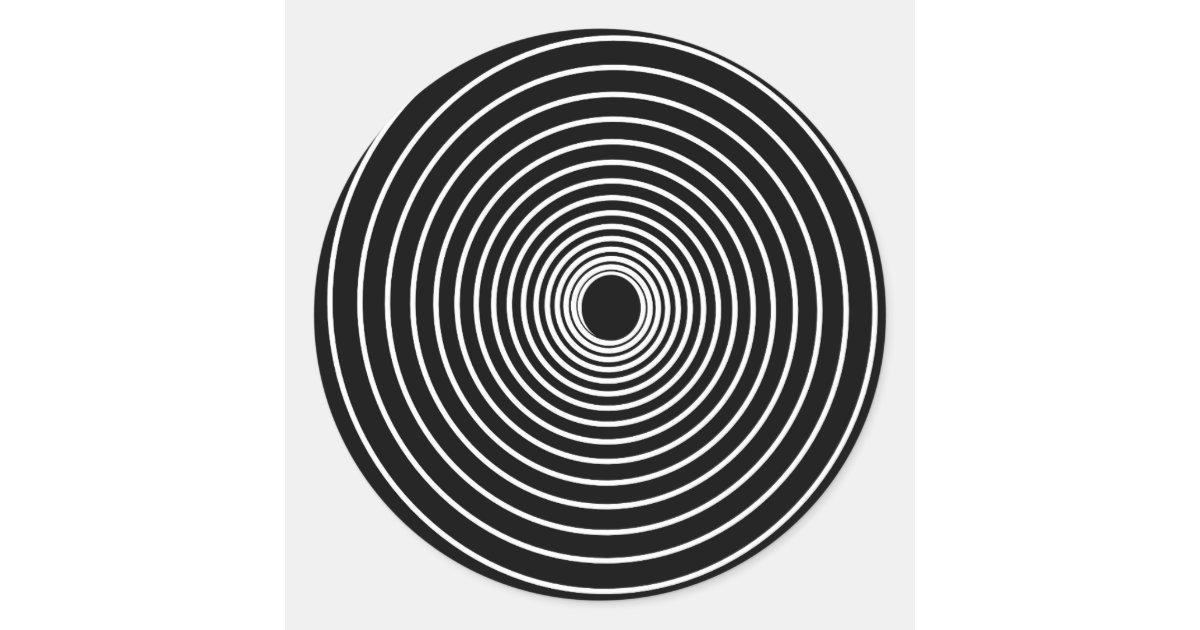 Spiral Classic Round Sticker | Zazzle