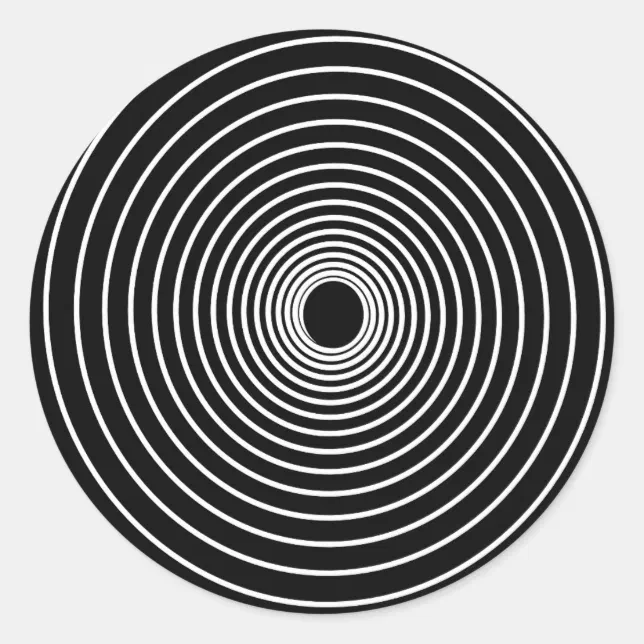 Spiral Classic Round Sticker | Zazzle