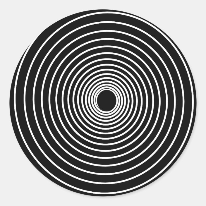 Spiral Classic Round Sticker | Zazzle.com