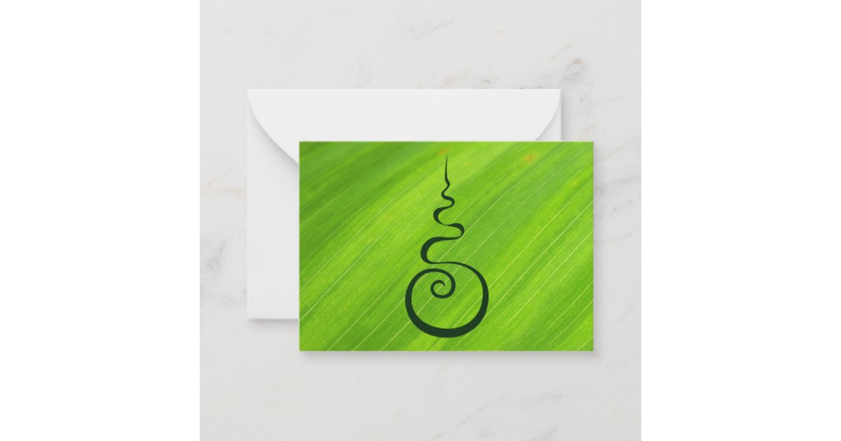 Spiral Force Note Card | Zazzle