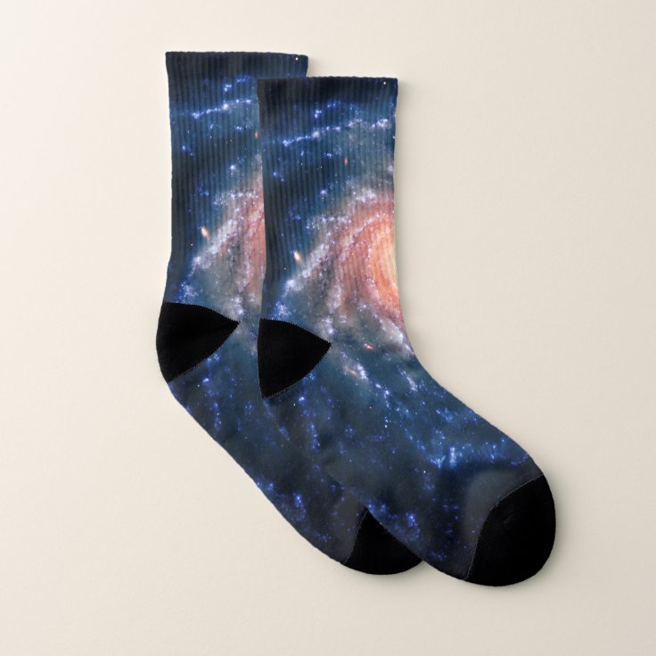 Spiral Galaxy NGC 1232 - Our Breathtaking Universe Socks | Zazzle