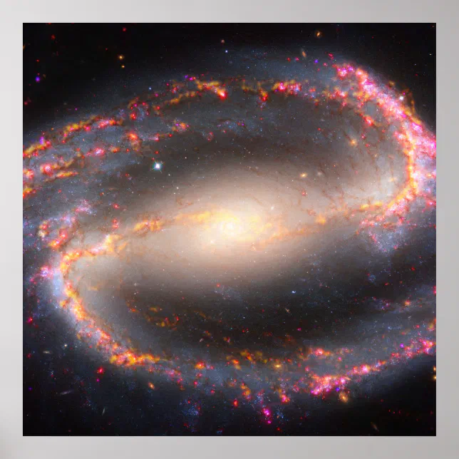 Spiral Galaxy Ngc 1300. Poster | Zazzle
