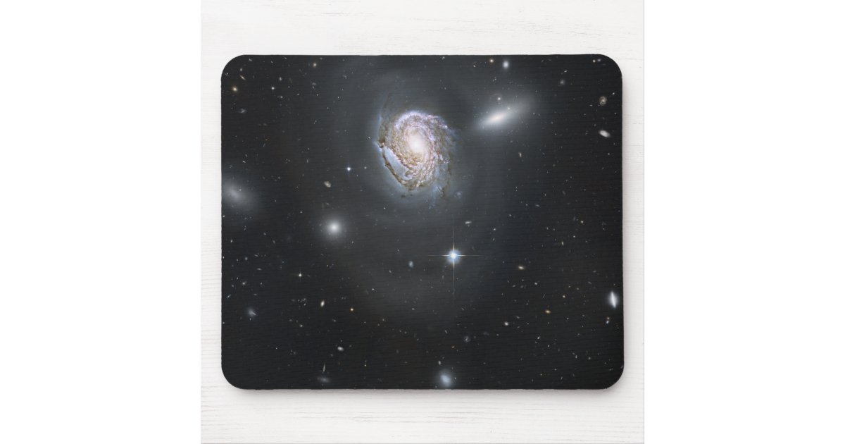Spiral galaxy NGC 4911 Mouse Pad | Zazzle