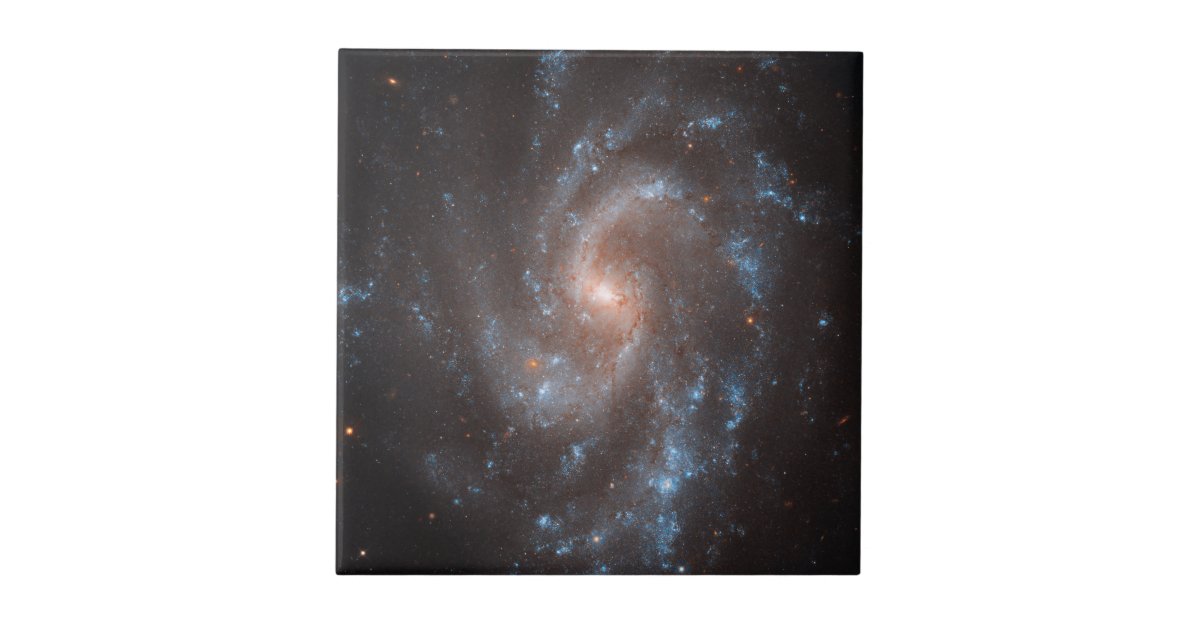 Spiral Galaxy Ngc 5584 Ceramic Tile | Zazzle