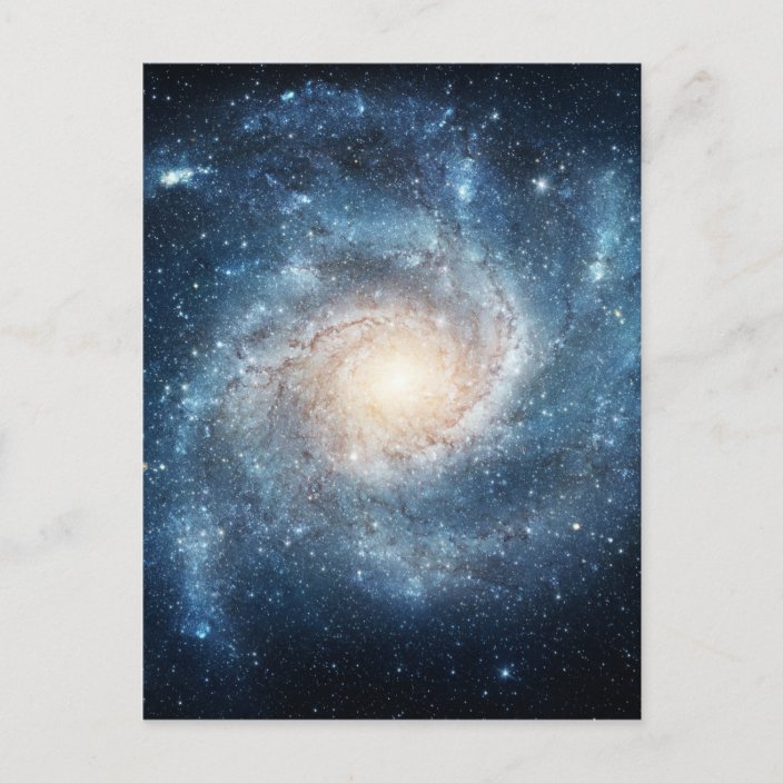 Spiral galaxy postcard | Zazzle.com