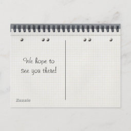 Spiral Notebook - Graduation Announcement PostCard | Zazzle