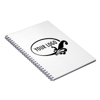 Spiral Notebook with Custom Business Logo Branding | Zazzle