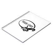 Spiral Notebook with Custom Business Logo Branding | Zazzle