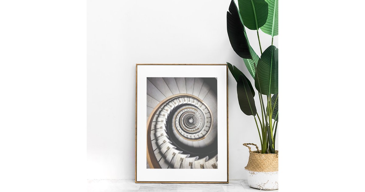 Spiral Staircase Poster | Zazzle