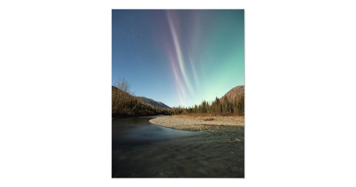 Spires Aurora Photo Print | Zazzle