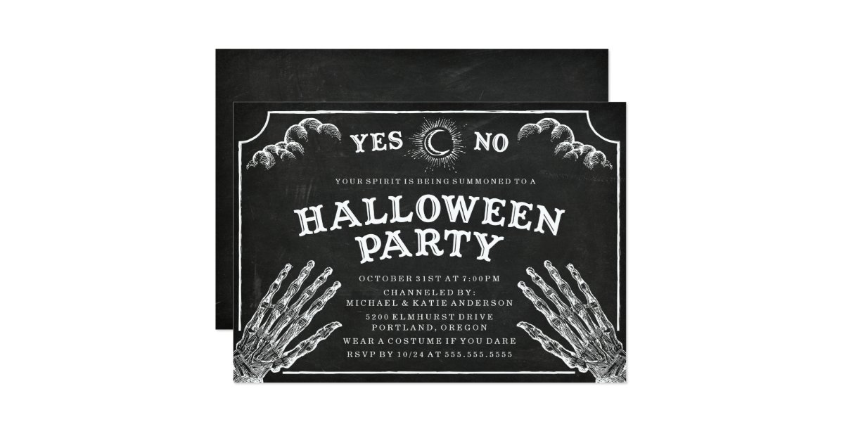 Spirit Board | Halloween Party Invitation | Zazzle.com