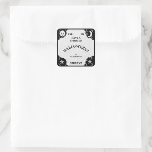 Spirit Board Halloween Sticker | Zazzle