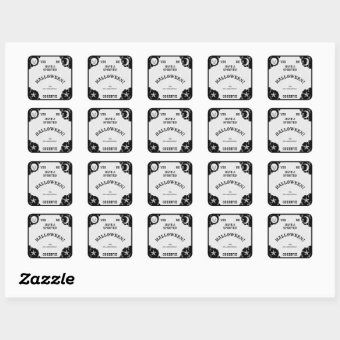 Spirit Board Halloween Sticker | Zazzle