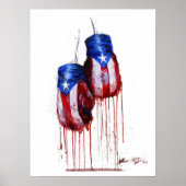 Spirit of Puerto Rican Boxing Poster | Zazzle