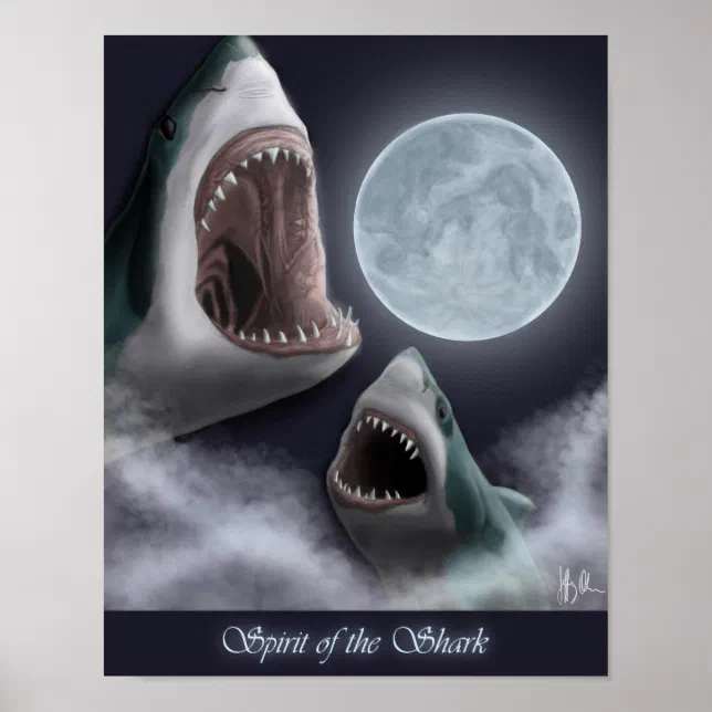 Spirit of the Shark Poster | Zazzle