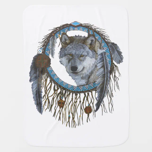 Spirit of the Wolf Swaddle Blanket | Zazzle