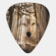 Spirit wolf in woods guitar pick | Zazzle