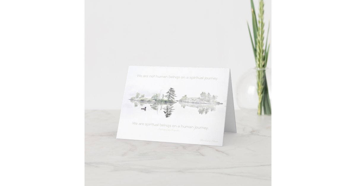 Spiritual Beings on a Human Journey: Enjoy Life Card | Zazzle