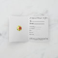 Spiritual Bouquet Blessed Mother Card | Zazzle