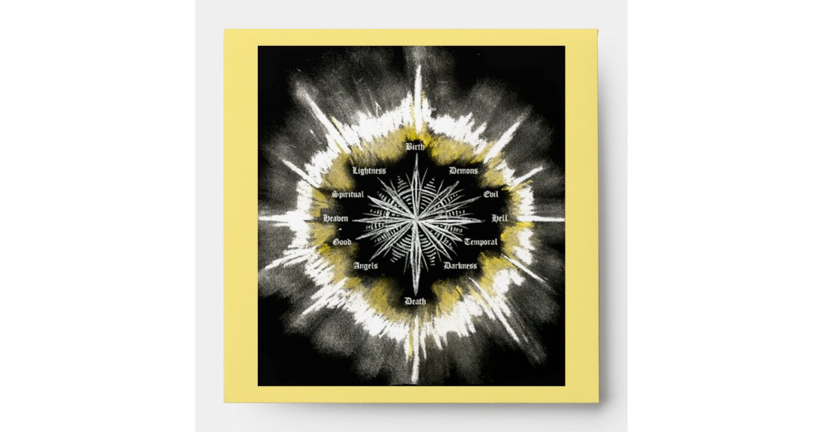 Spiritual Compass Envelope | Zazzle