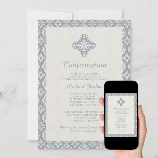 Spiritual Elegance Religious Invitation | Zazzle