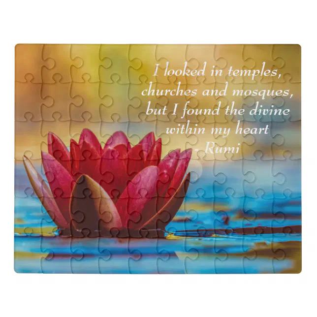 Spiritual Inspirational Motivational Quote Puzzle | Zazzle