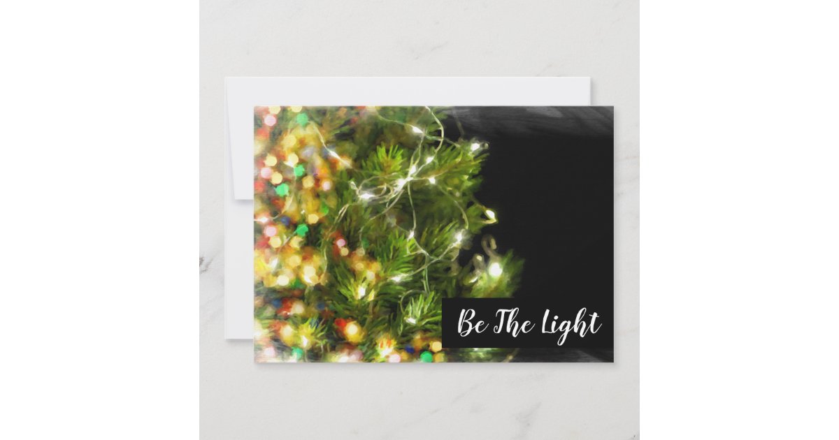 Spiritual Metaphysical New Age Christmas Tree Holiday Card | Zazzle