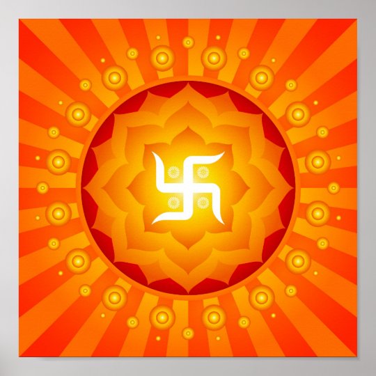 Spiritual Swastika Poster | Zazzle.com