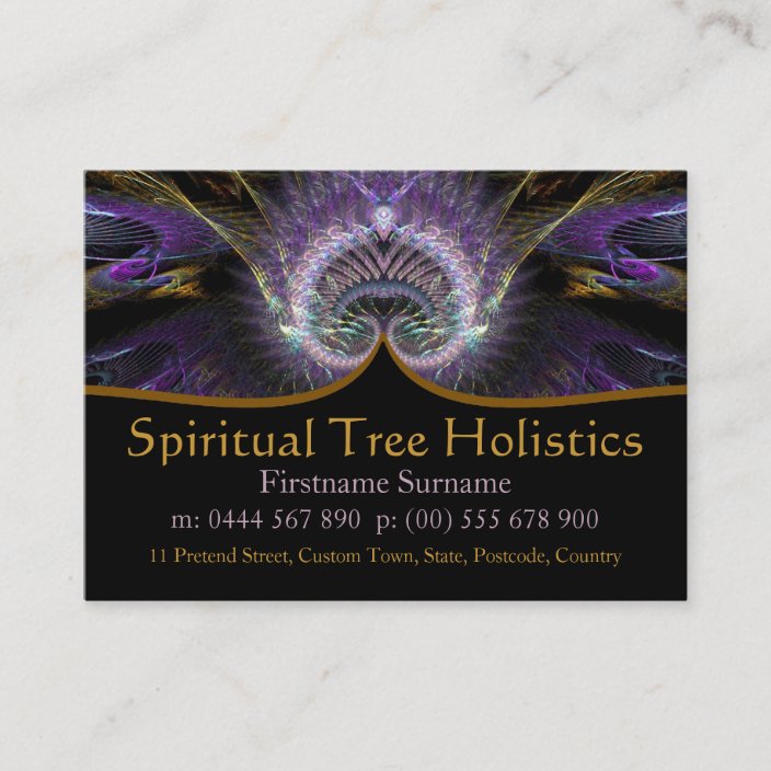 Spiritual Tree Holistic Business Cards | Zazzle.com