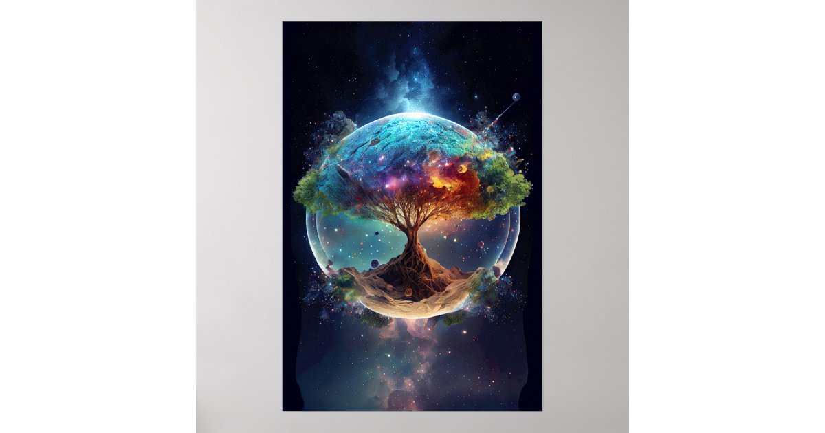 Spiritual Tree of Life Poster | Zazzle