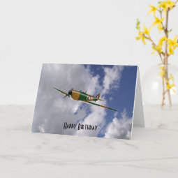 Spitfire Birthday Card | Zazzle
