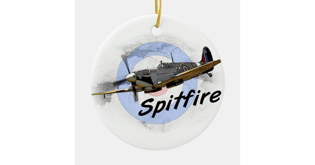 Spitfire Ceramic Ornament | Zazzle