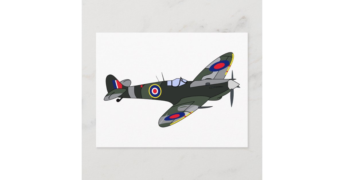 Spitfire Postcard | Zazzle
