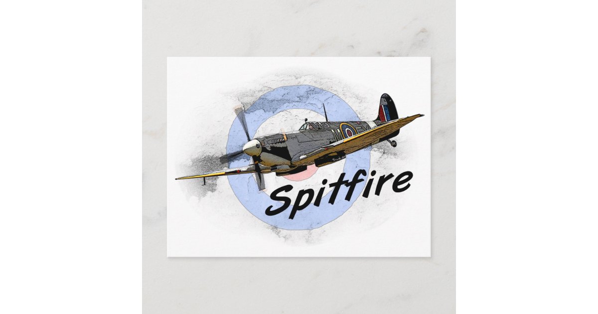 Spitfire Postcard | Zazzle