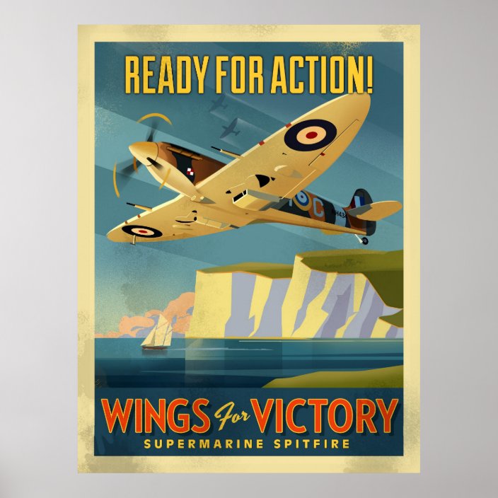 Spitfire Poster | Zazzle.com