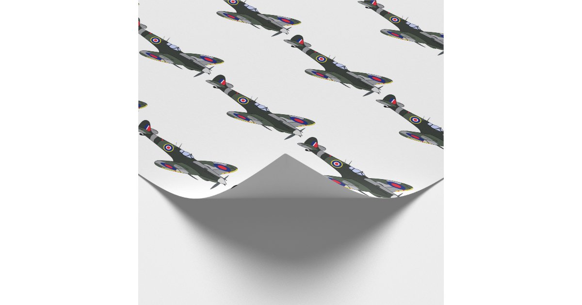 Spitfire Wrapping Paper | Zazzle