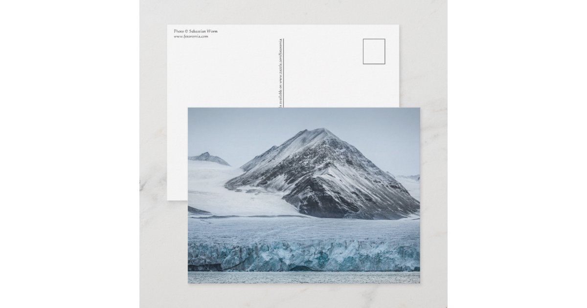 Spitsbergen Svalbard Landscape Photo Postcard | Zazzle