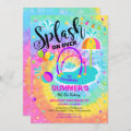 Splash Pad Party Invitation Waterpark Birthday | Zazzle