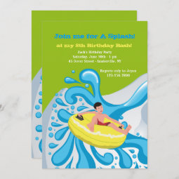 Splash Ride Invitation | Zazzle