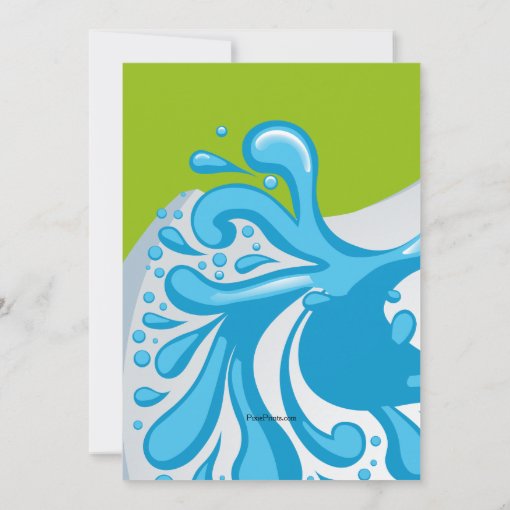 Splash Ride Invitation | Zazzle