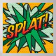 SPLAT Comic Book Pop Art Modern Retro Fun Poster | Zazzle