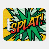 SPLAT Fun Retro Comic Book Pop Art Seat Cushion | Zazzle