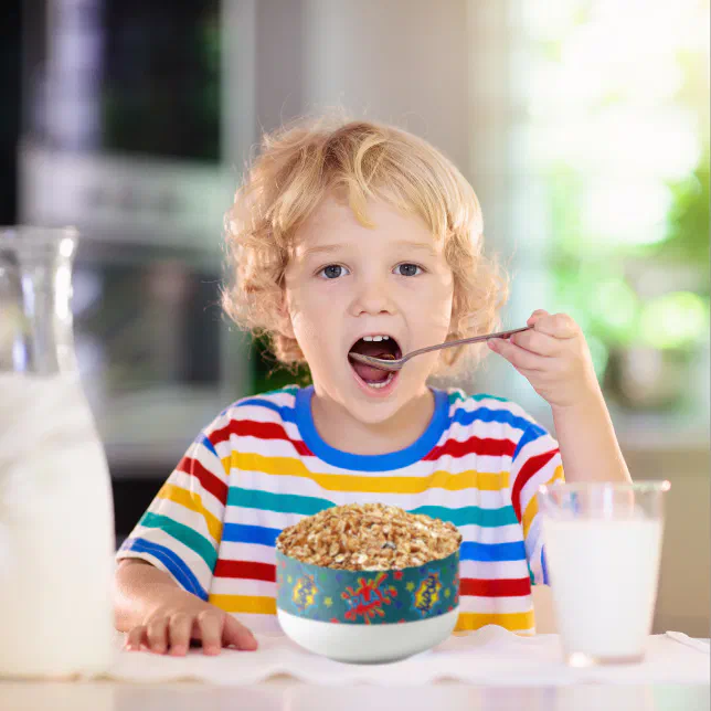 Splat Kapow Kid's Cereal Bowl | Zazzle