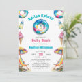 Splish Splash Baby Bash Summer Baby Shower Invitation | Zazzle