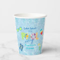 Splish Splash Boys Birthday Swimming Pool Party Paper Cups | Zazzle