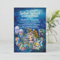 Splish Splash Mermaid 1st Birthday Bash Invitation | Zazzle