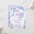 Splish Splash Mermaid Bash Birthday Invitation | Zazzle