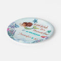 Splish Splash Mermaid Bash Girls Birthday Party Paper Plates | Zazzle