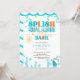 Splish Splash Water Party Kid's Birthday Invitation | Zazzle